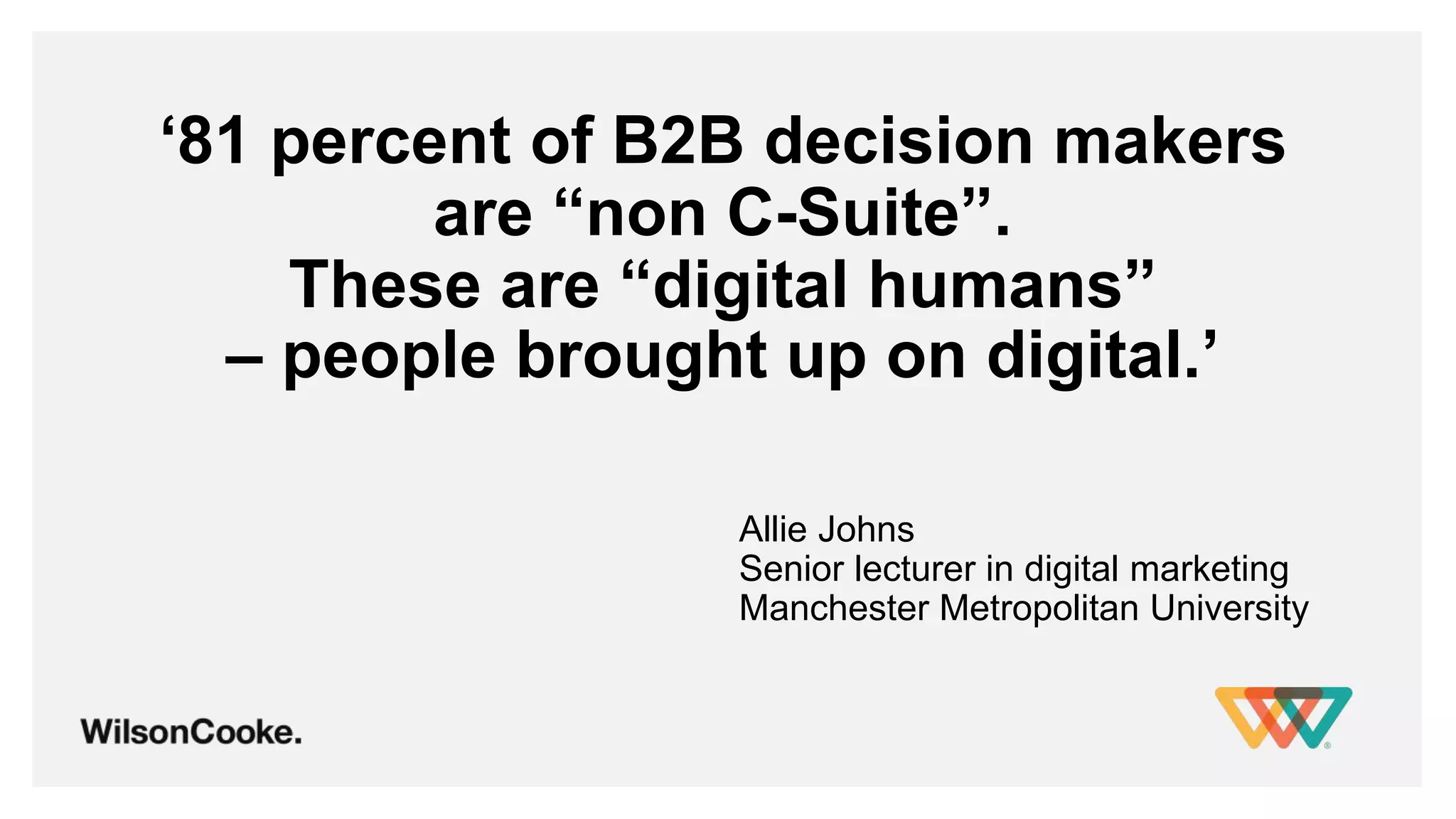 Our 7 favourite quotes about branding in B2B | PPT