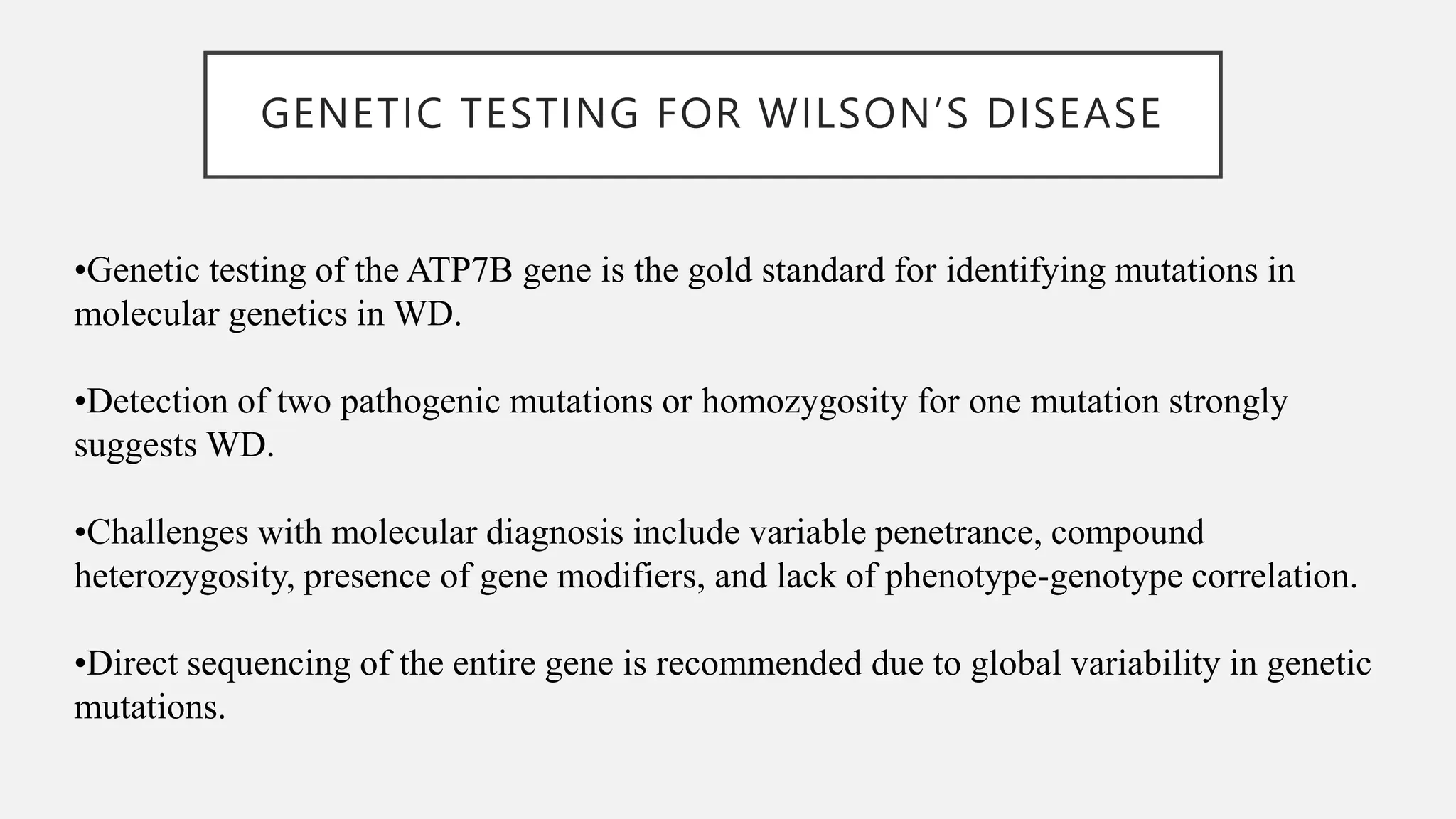 wilson disease current perspectives management | PPTX