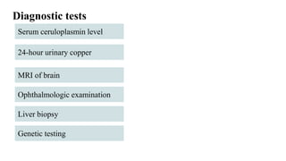 Wilson disease (Movement disorder).pptx | Brain and Nervous System ...