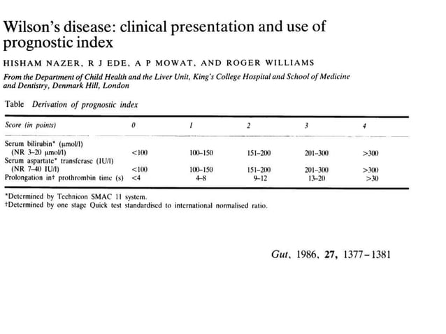 Wilson disease with acute liver failure case presentation | PPTX ...