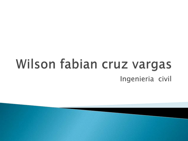 Wilson fabian cruz vargas | PPTX