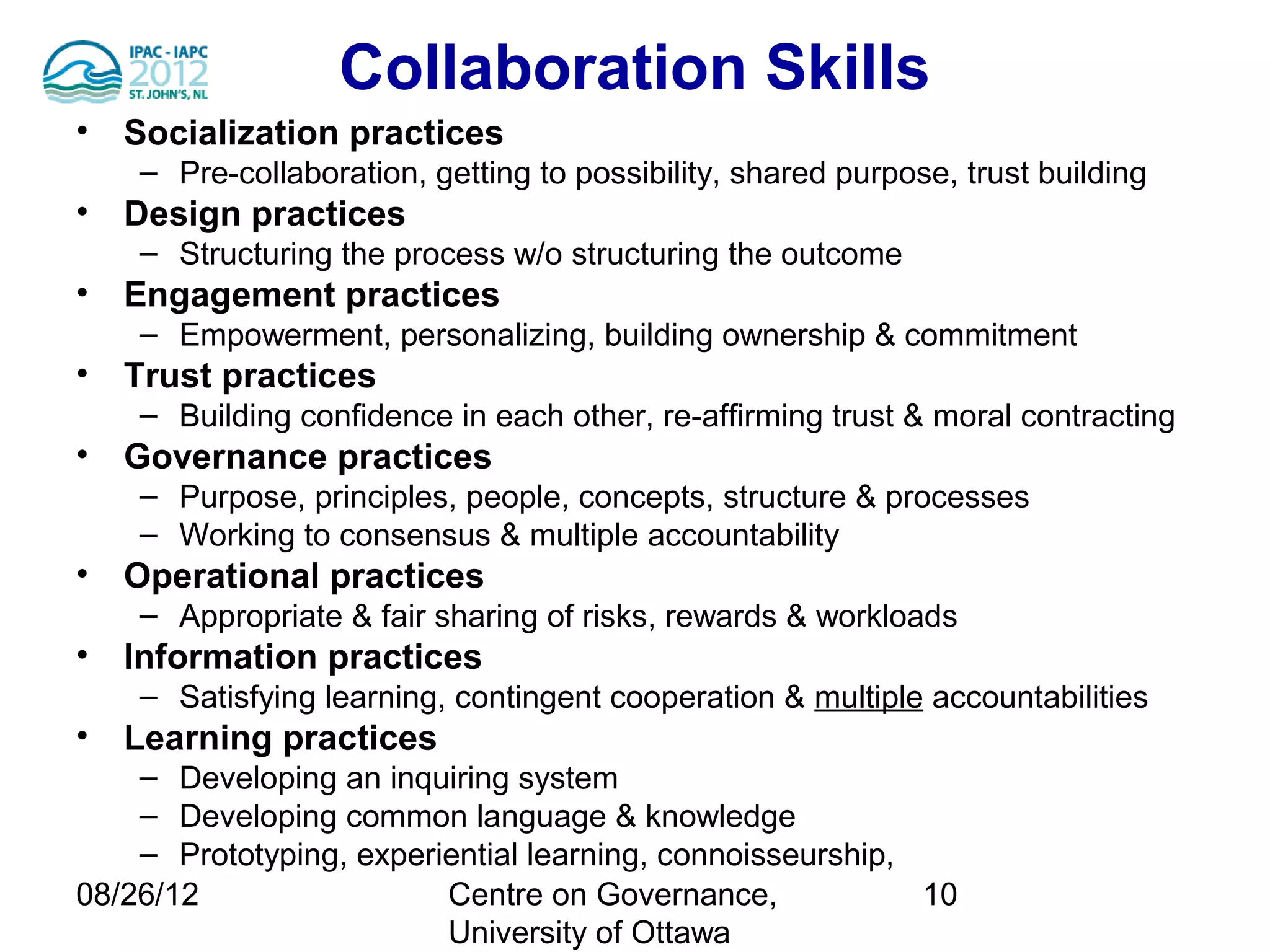 Mechanisms of Collaboration and Engagement | PPT