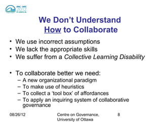 Mechanisms of Collaboration and Engagement | PPT