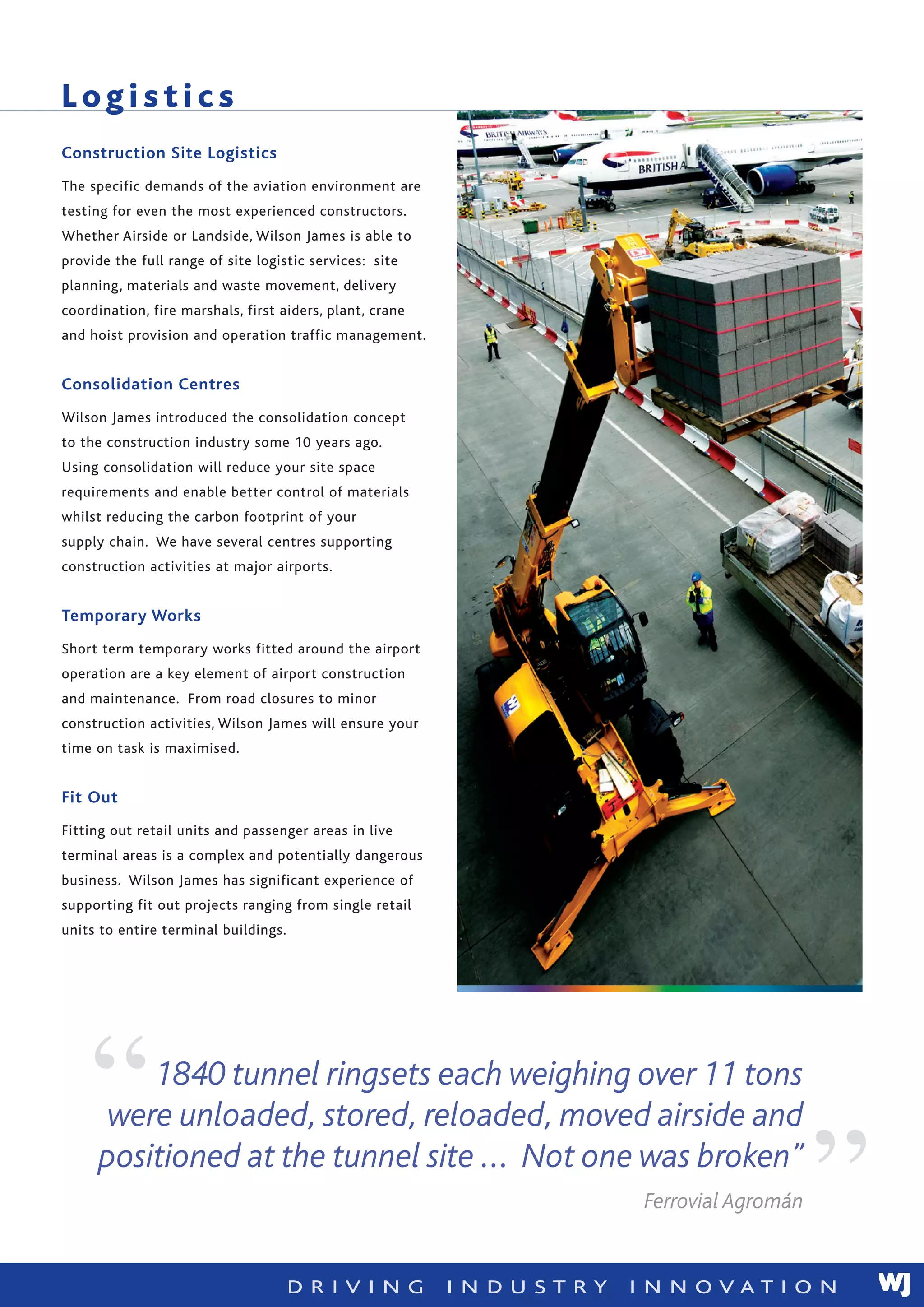 Wilson James Aviation & Logistics Brochure | PDF