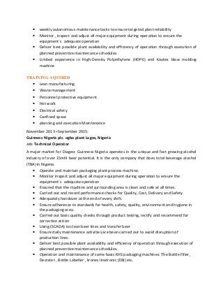 Wilson okafor nestle automation