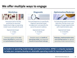 Wilson perumal operating model design | PPTX