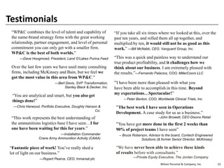 Wilson Perumal & Company - firm overview | PPTX | Management Consulting ...