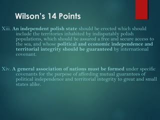 Wilsons 14 point plan powerpoint | PPT