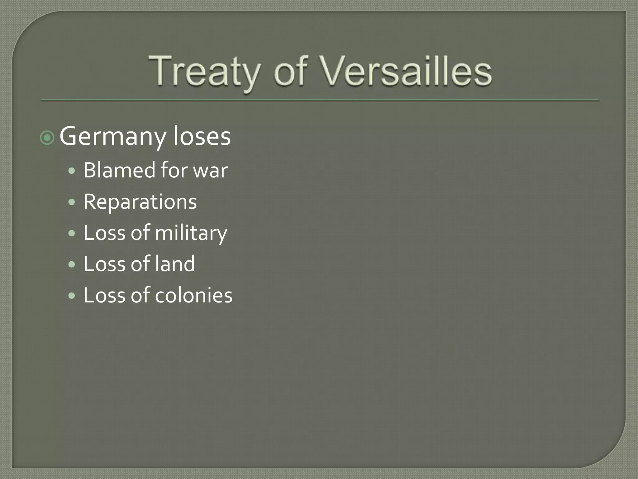 Wilson's 14 points and treaty of versailles | PPTX