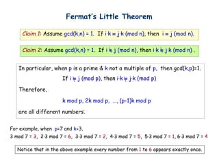 wilson's and fermat little theorem .ppt