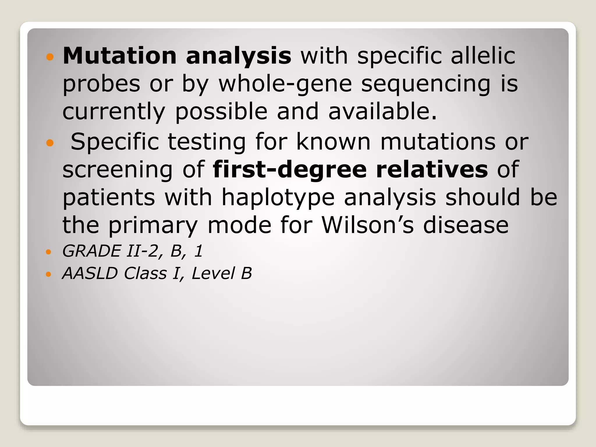 Wilson’s disease | PPTX