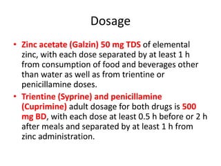 Wilson’s disease academic | PPTX