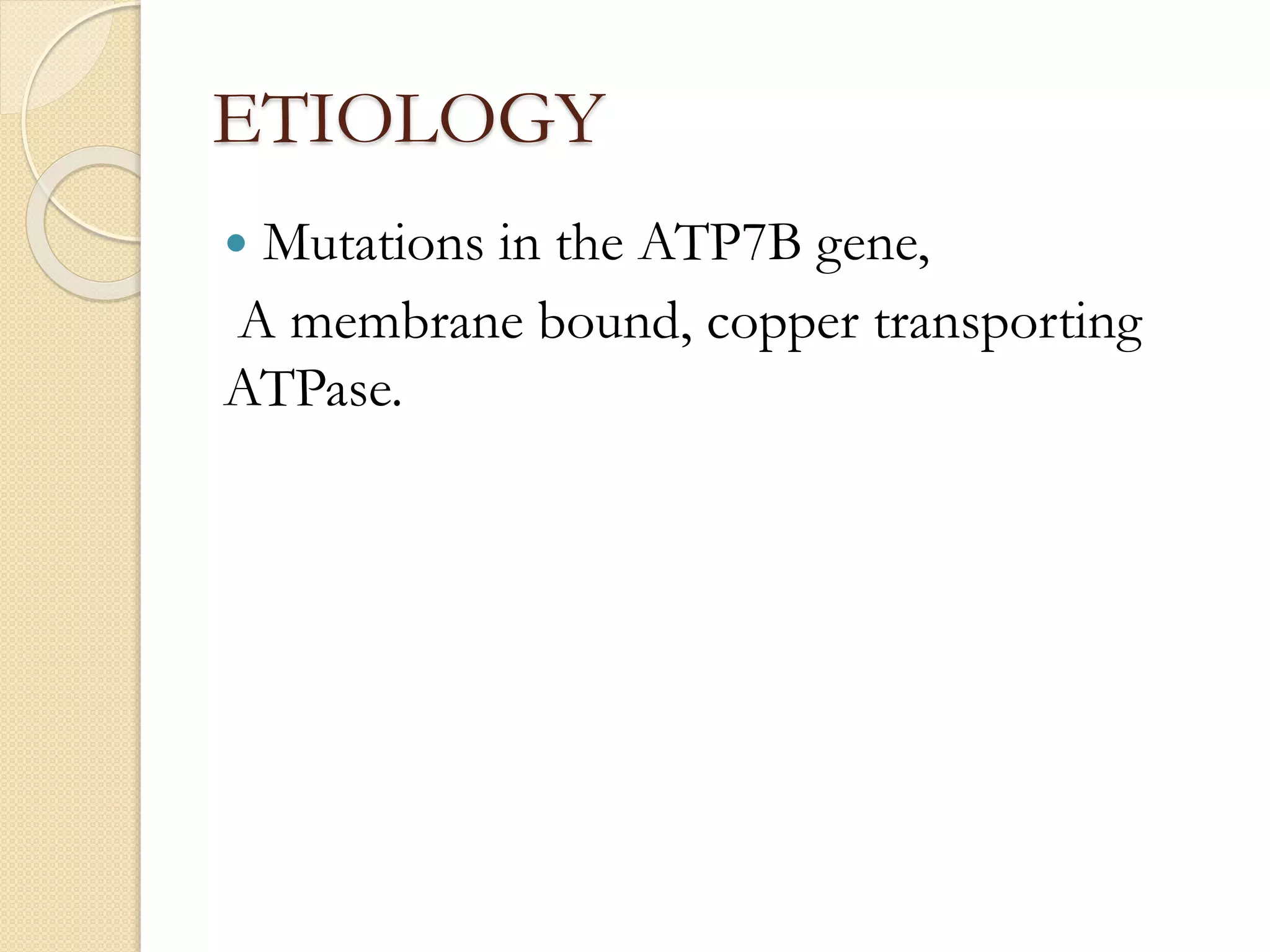 Wilson's disease | PPTX