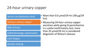 Wilson's disease (wilson) | PPTX