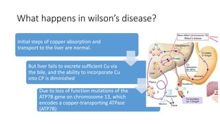 Wilson's disease (wilson) | PPTX