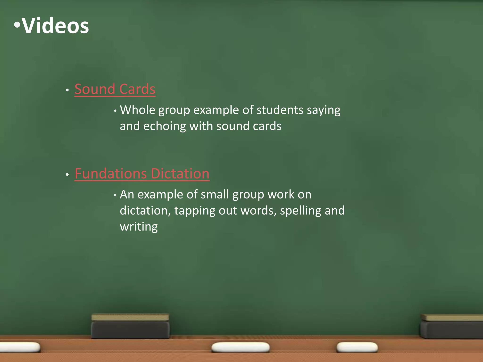 Wilson's Fundations. level 1 | POTX
