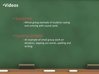Wilson's Fundations. level 1 | POTX