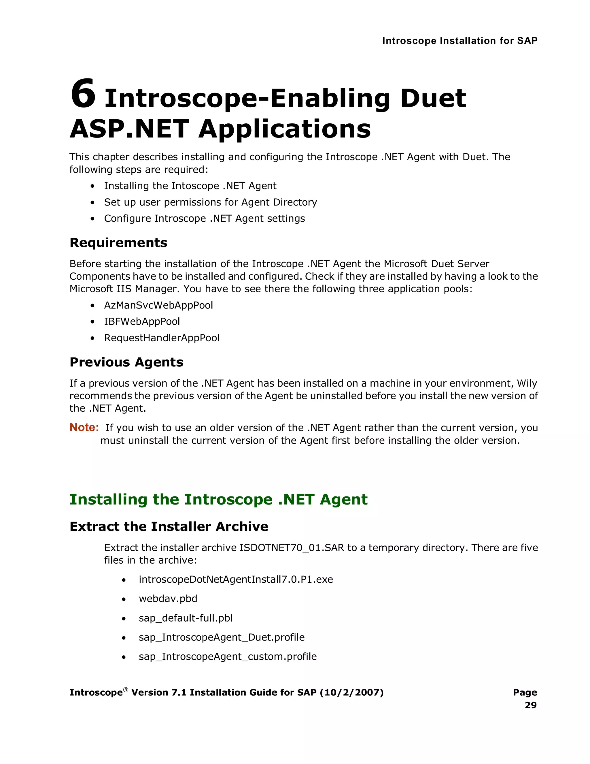 Wily introscope 7.1 installation guide | PDF