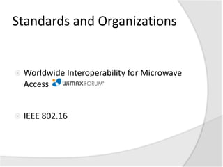 WiMAX presentation v2 | PPT