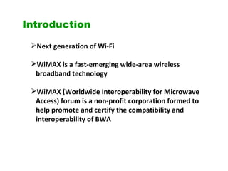 seminar report on wimax | PPT | Computer Networking | Computing