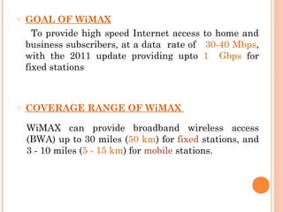 Wi max | PPT