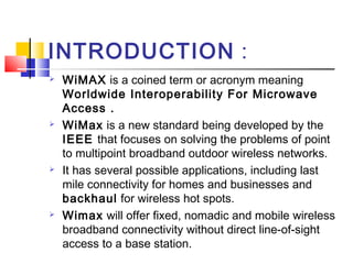 Wimax | PPT