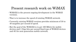 WiMAX | PDF