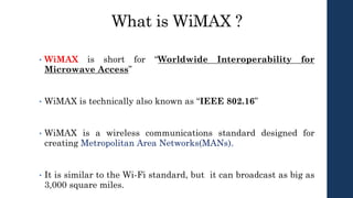 WiMAX | PDF