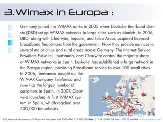 Wimax Around The World (Quantum Networks, LLC) | PDF | Computer ...