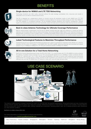 Wimax LTE Dual Mode Modem - TDD-LTE | PDF
