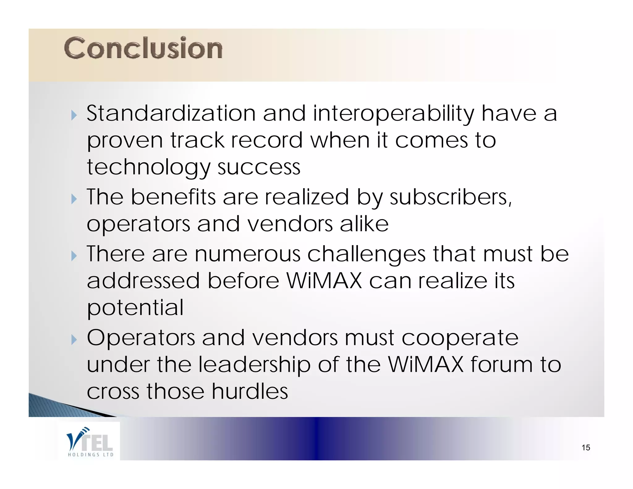 Wi Max Forum Presentation Khaled Rifai | PPT