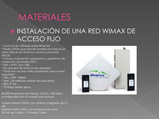 Wimax, internet inalámbrico | PDF
