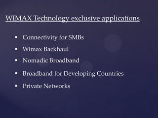 introduction to wimax | PPT