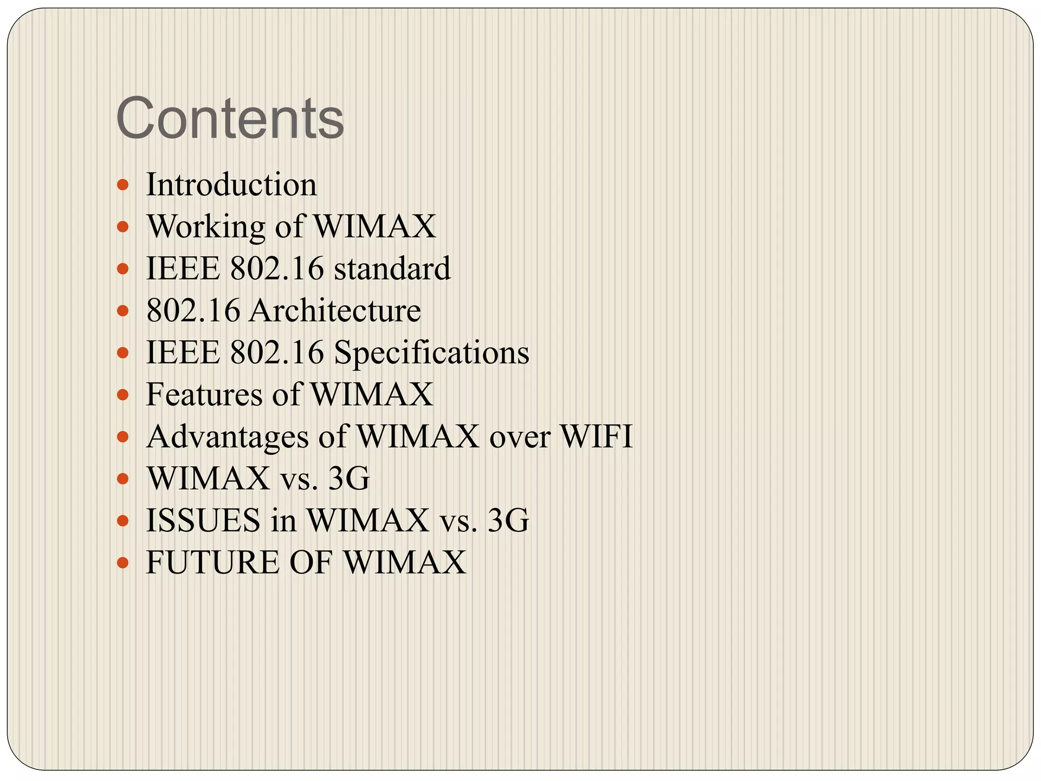 Wimax ppt | PPTX