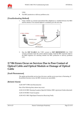 Wi max rru3702 troubleshooting guide v1.0-20100609-a | DOC