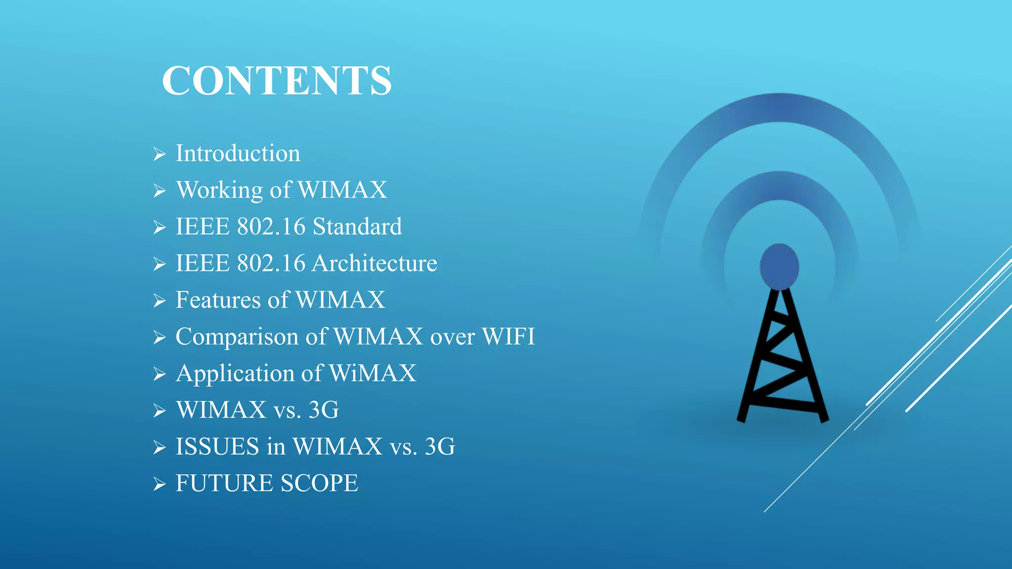 WiMAX Technology | PPTX