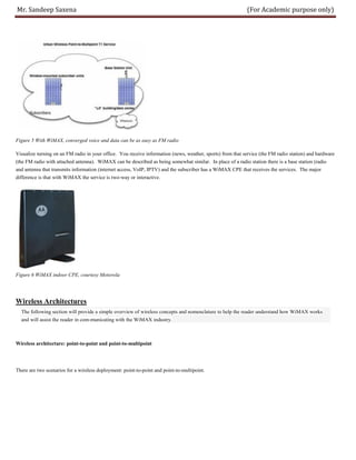 Wi max tutorial | PDF