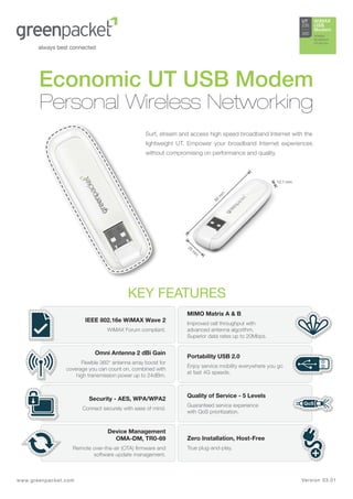Wimax USB Modem Dongle | PDF