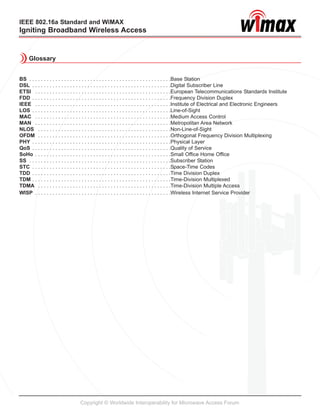 Wimax Whitepaper | PDF