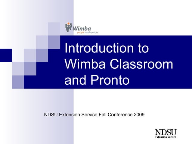 Wimba Presentation | PPT