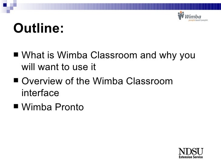 Wimba Presentation