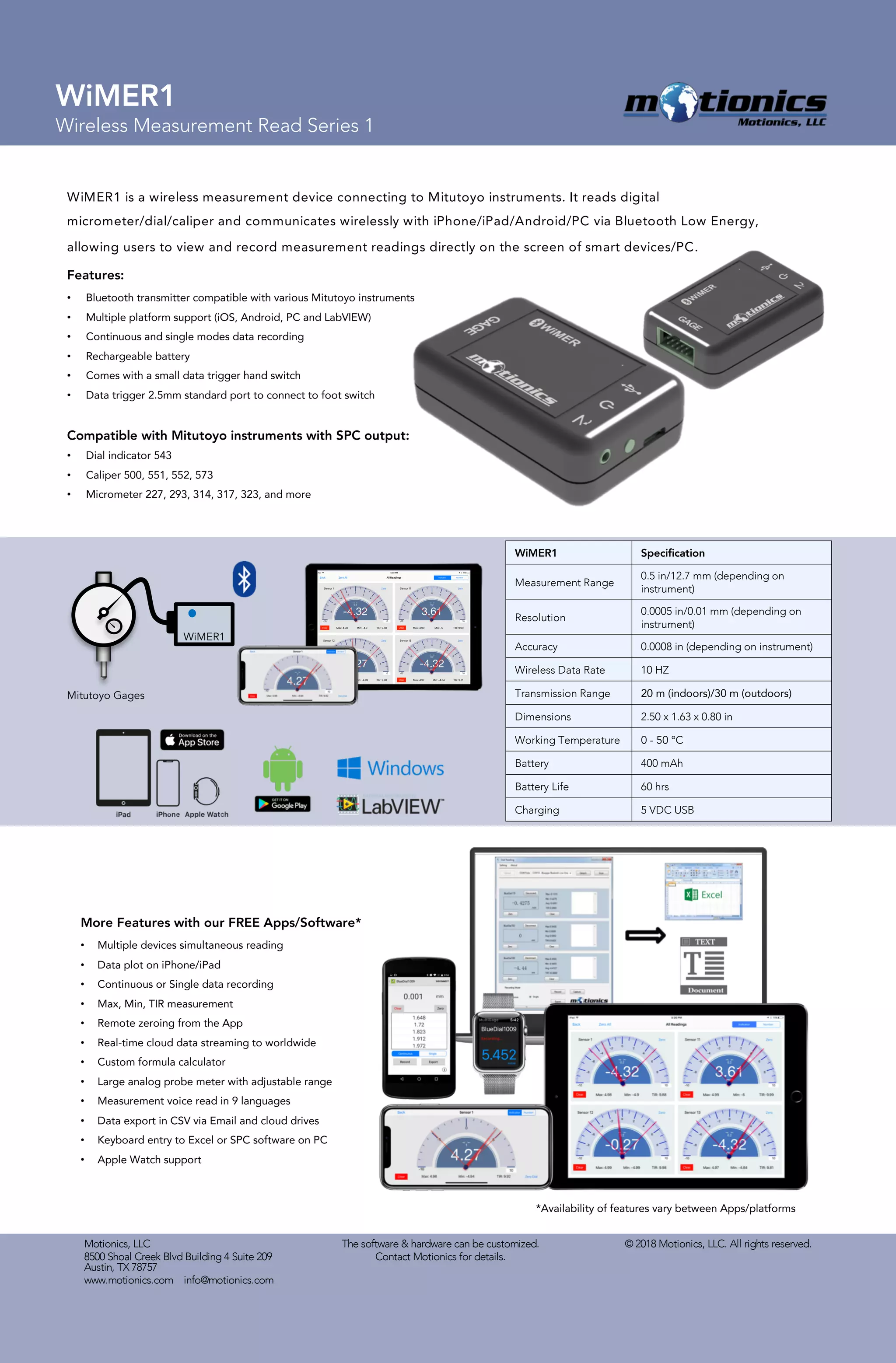 Wireless Measurement Read Series 1 | PDF | Tablets and E-readers | Consumer Electronics