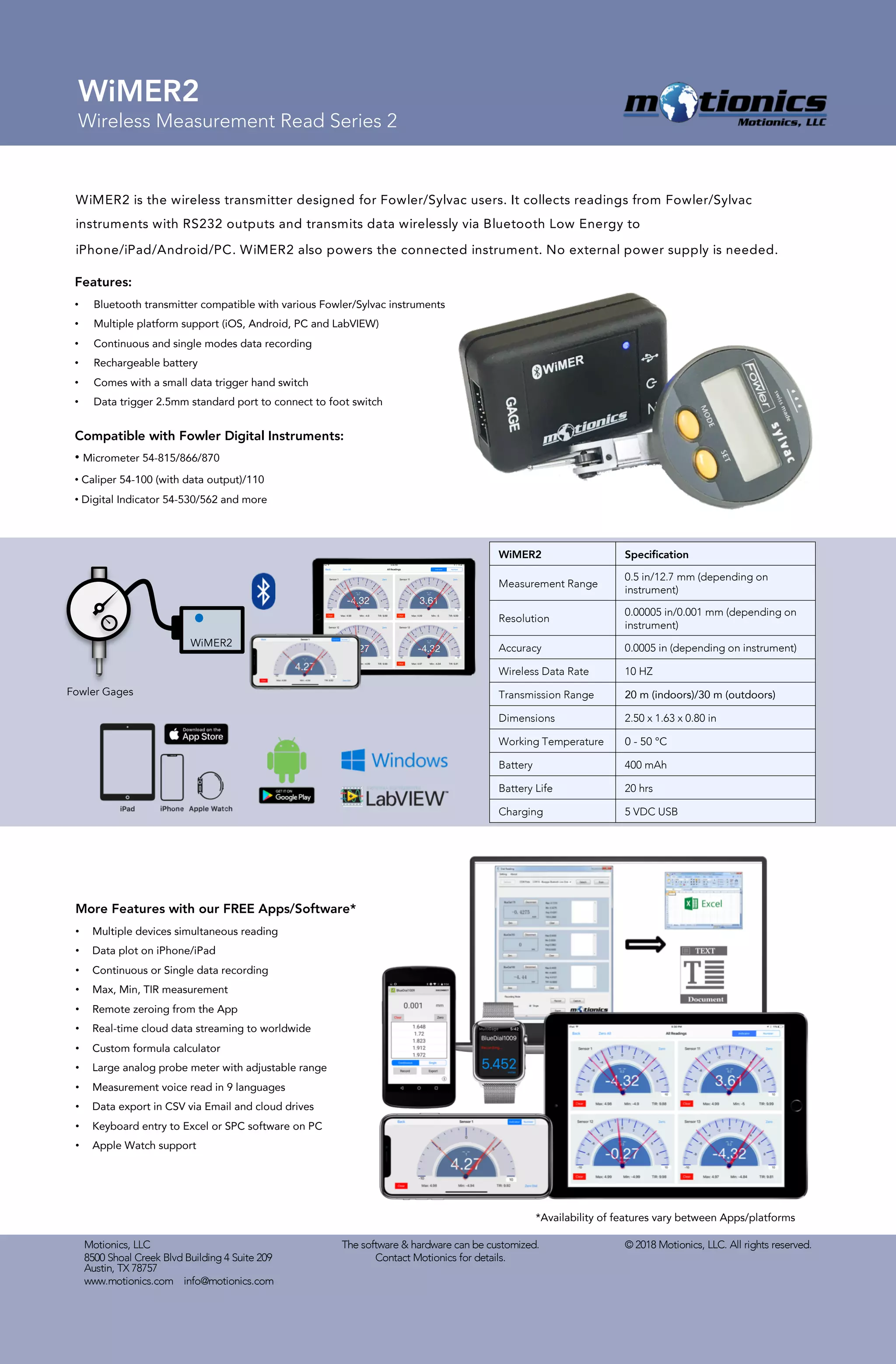 Wireless Measurement Read Series 2 | PDF
