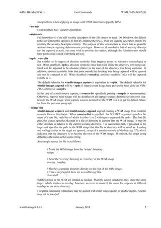 Wimlib imagex-capture | PDF