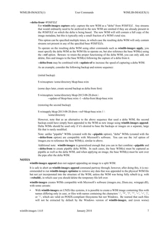 Wimlib imagex-capture | PDF