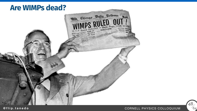 Whatever Happened to the WIMP of Tomorrow? | PDF