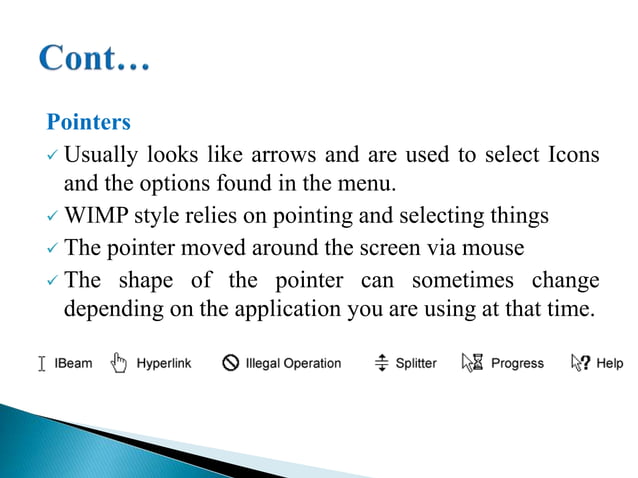 Wimp interface | PPTX