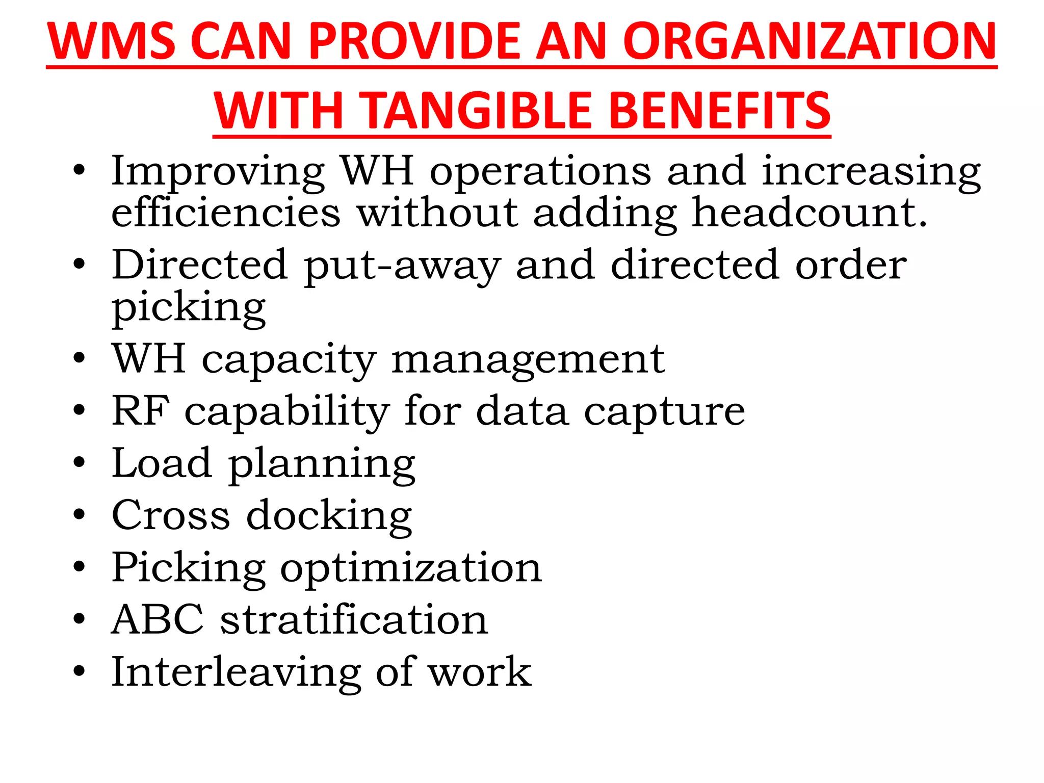Warehouse Management System | PPTX
