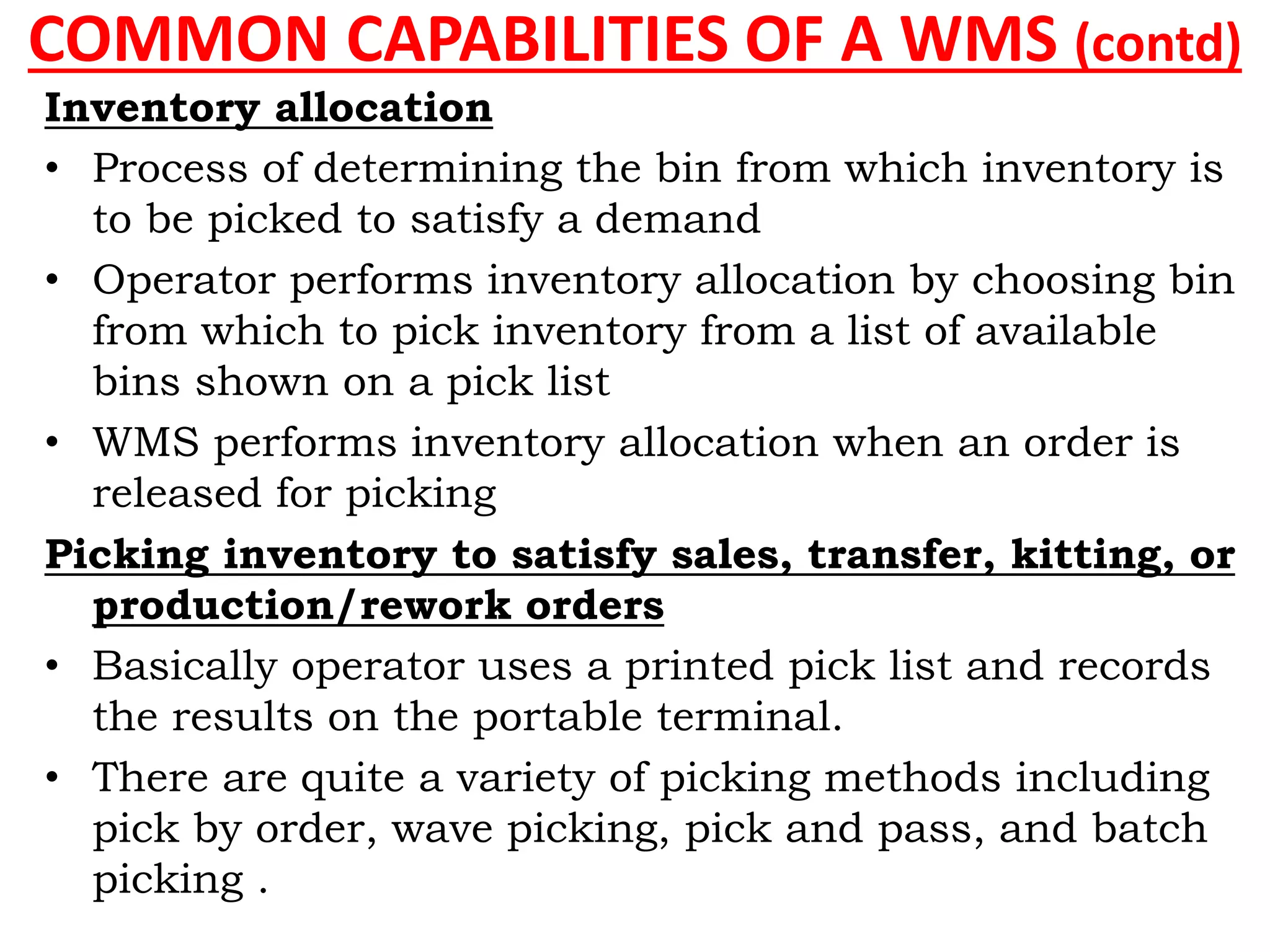 Warehouse Management System | PPTX