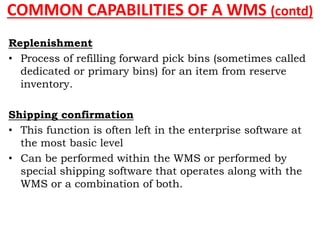 Warehouse Management System | PPTX